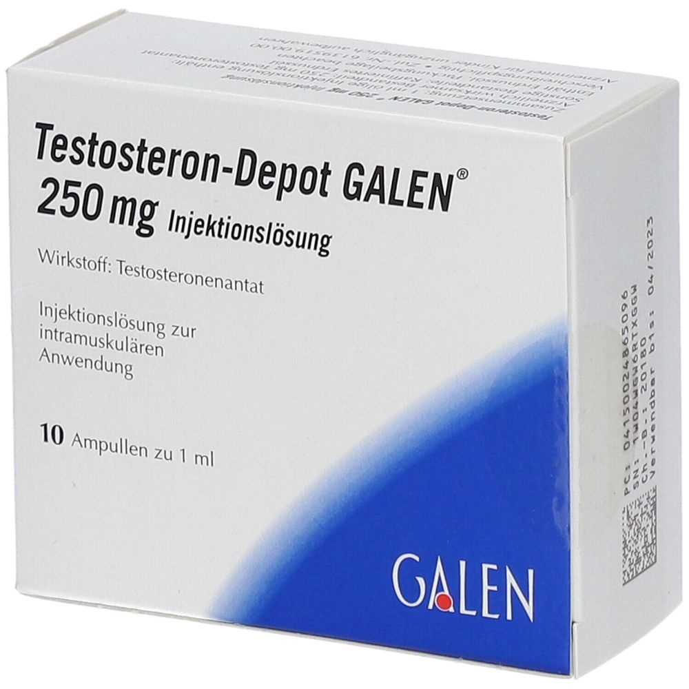Testosteron-Depot GALEN® 250 mg 10x1 ml - shop-apotheke.com