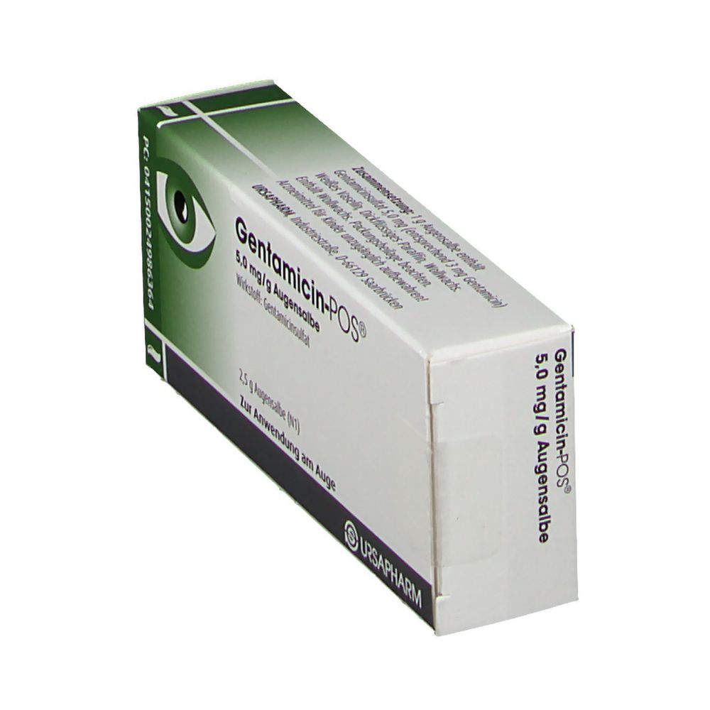 Gentamicin-POS® 5,0 mg/g Augensalbe 2,5 g - shop-apotheke.com
