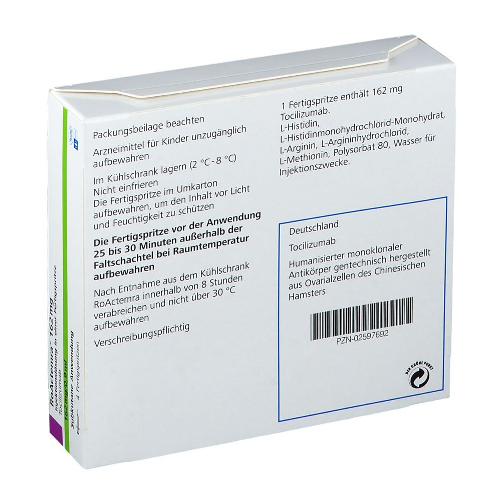 RoActemra® 162 mg 4 St - shop-apotheke.com