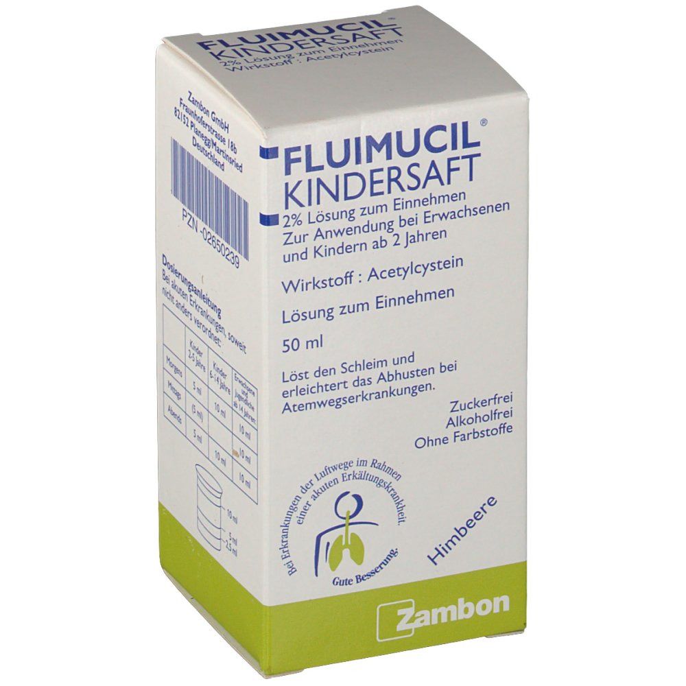 Fluimucil® Kindersaft 50 ml - shop-apotheke.com