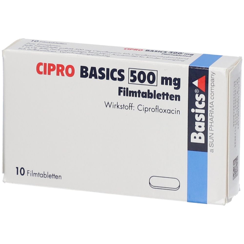 CIPRO BASICS 500 mg 10 St - shop-apotheke.com