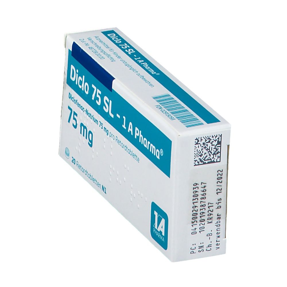 Diclo 75 SL - 1 A Pharma® 20 St - shop-apotheke.com