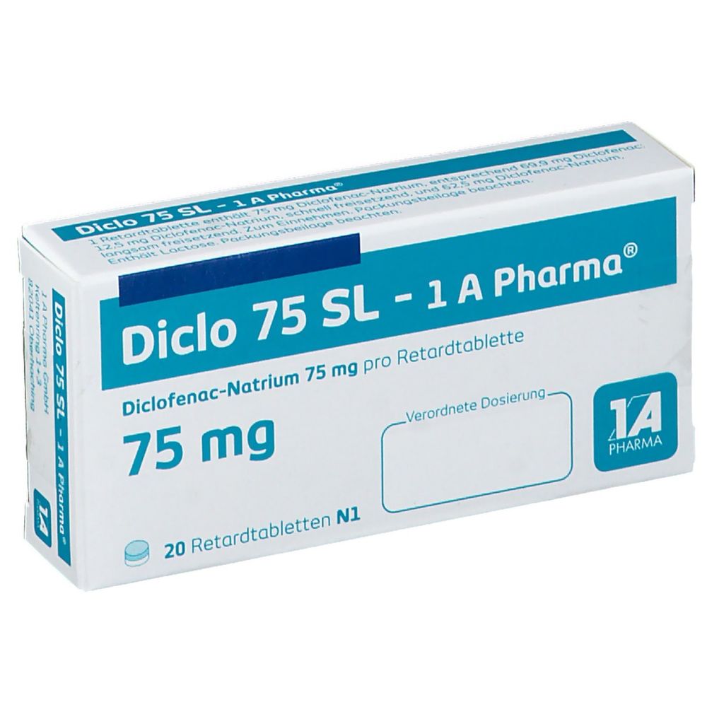 Diclo 75 SL - 1 A Pharma® 20 St - shop-apotheke.com