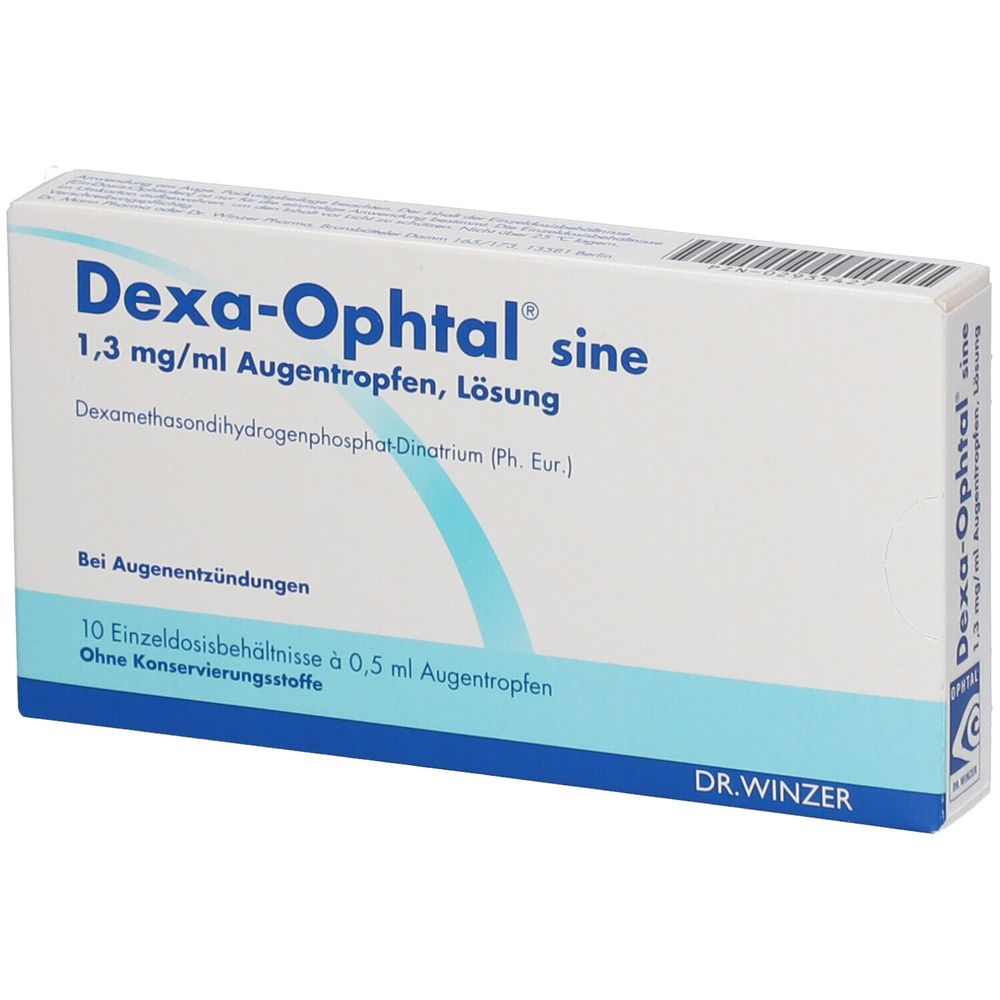 Dexa-Ophtal® sine 1,3 mg/ml 10x0,5 ml - shop-apotheke.com