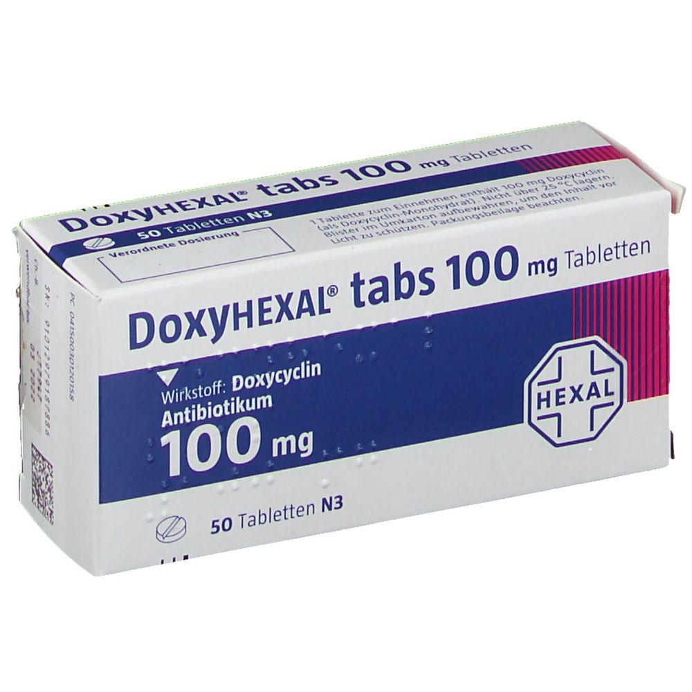 DoxyHEXAL® tabs 100 mg 50 St - shop-apotheke.com