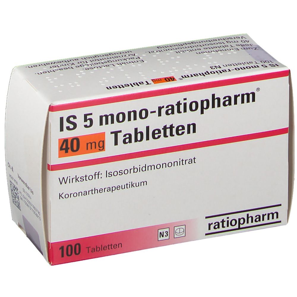 IS 5 mono-ratiopharm® 40 mg 100 St - shop-apotheke.com