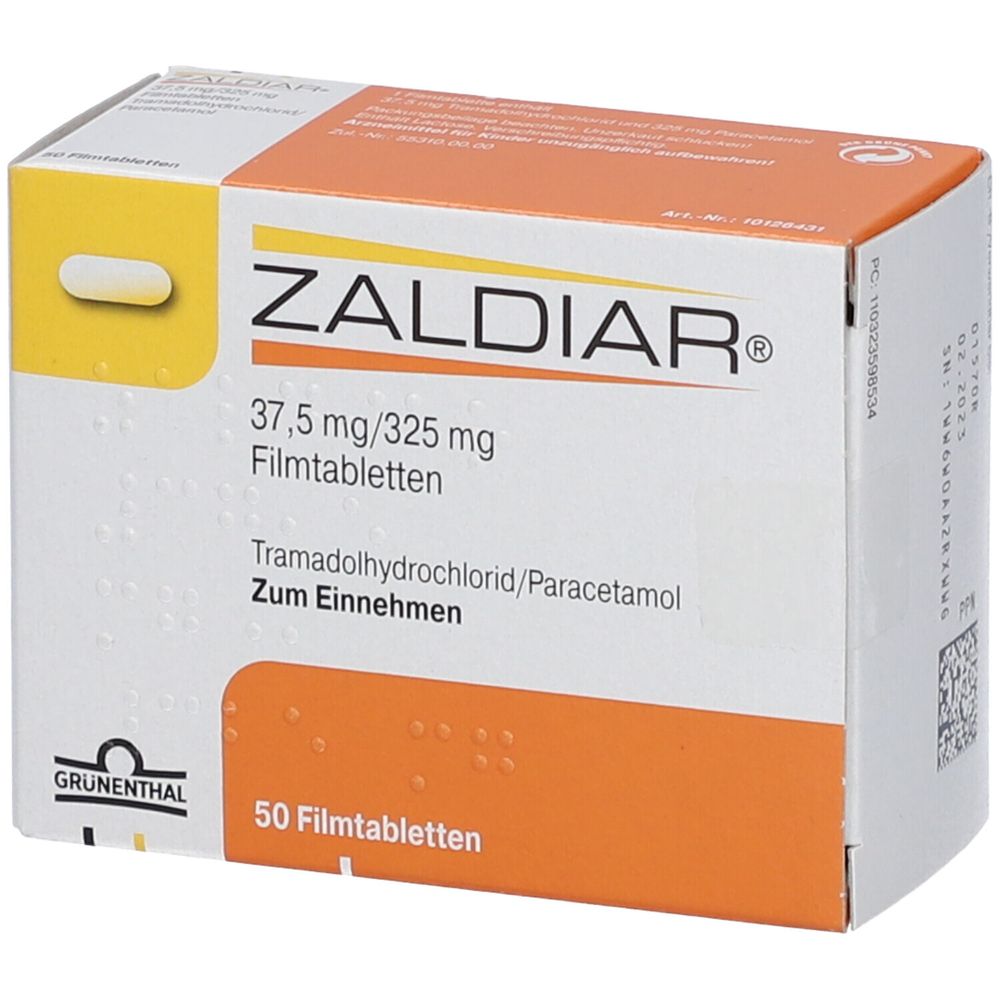 ZALDIAR® 37,5 mg/325 mg 50 St - shop-apotheke.com