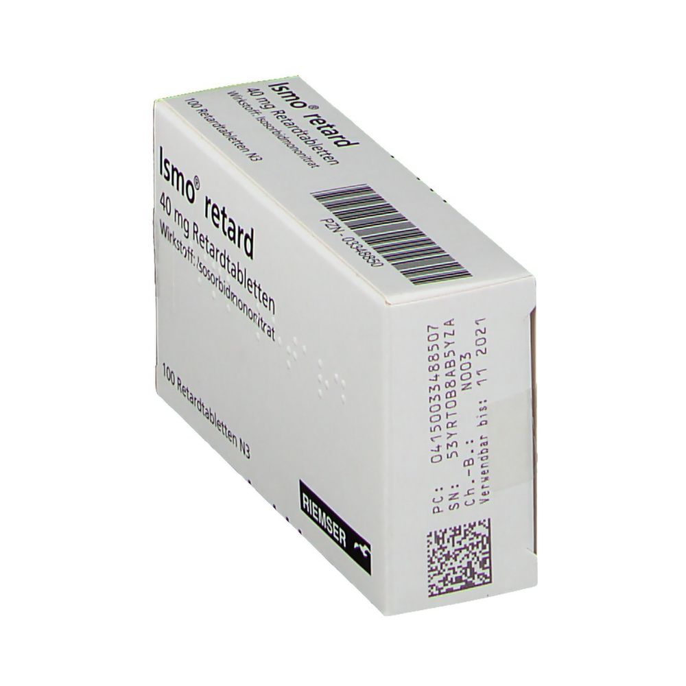Ismo® retard 40 mg 100 St - shop-apotheke.com