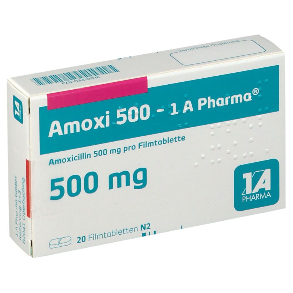 Amoxi 500 - 1 A Pharma® 20 St - shop-apotheke.com