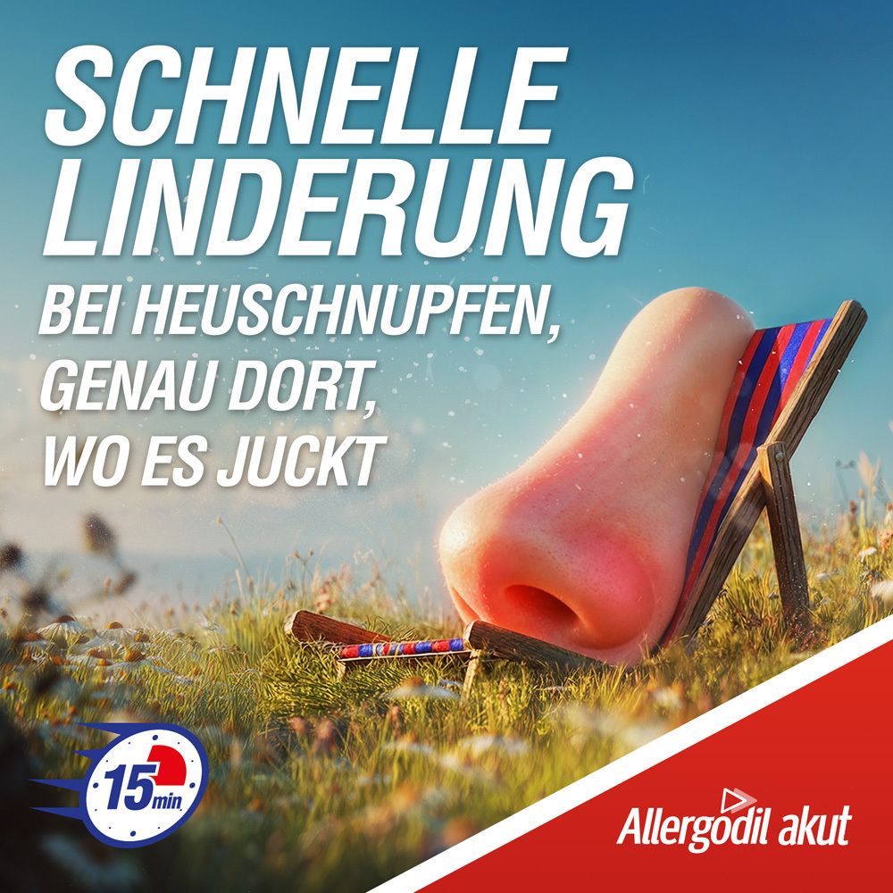 Allergodil akut Nasenspray: Azelastin Spray gegen Heuschnupfen & nicht ...