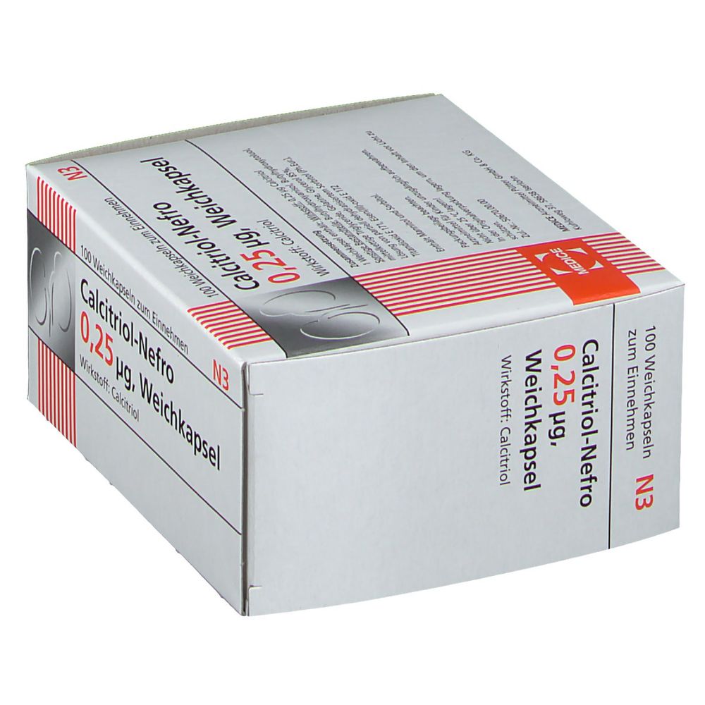 Calcitriol-Nefro 0,25 µg 100 St - shop-apotheke.com
