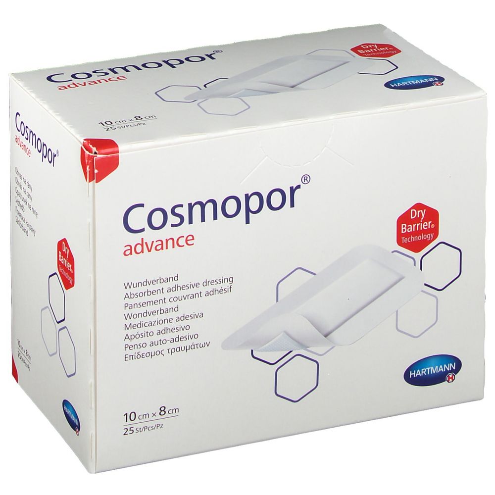 Cosmopor® Advance 8 x 10 cm 25 St - shop-apotheke.com