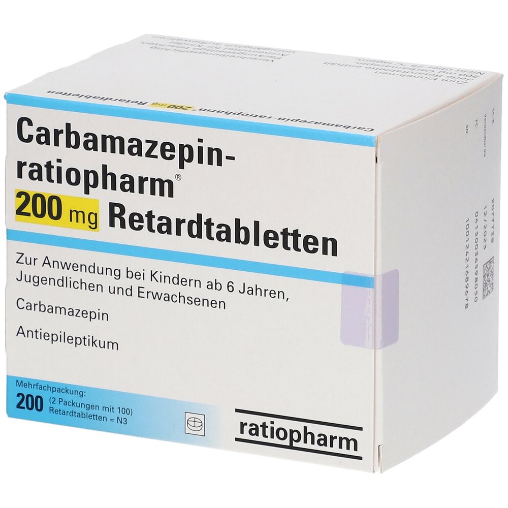 Carbamazepin-ratiopharm® 200 mg 200 St - shop-apotheke.com