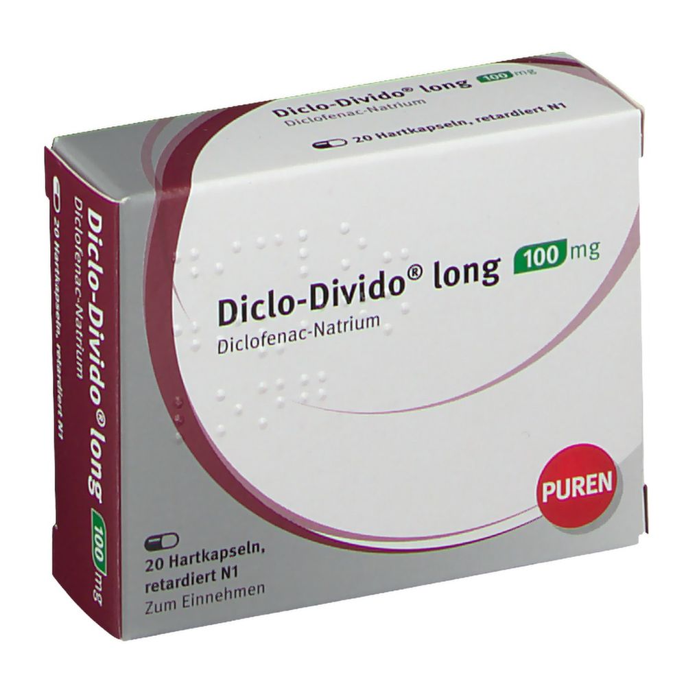 Diclo-Divido® long 100 mg 20 St - shop-apotheke.com