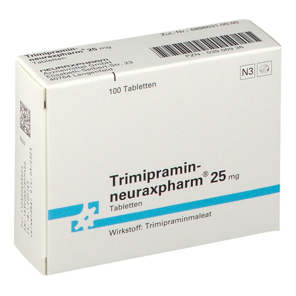 Trimipramin-neuraxpharm® 25 mg 100 St - shop-apotheke.com