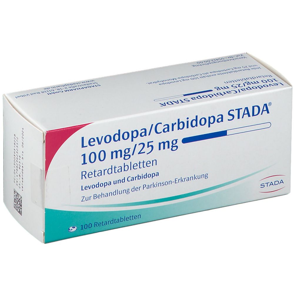 Levodopa/Carbidopa STADA® 100 mg/25 mg Retardtabletten 100 St - shop ...