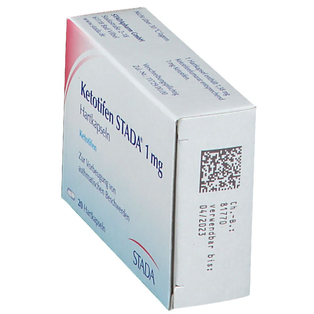 Ketotifen STADA® 1 mg 20 St - shop-apotheke.com