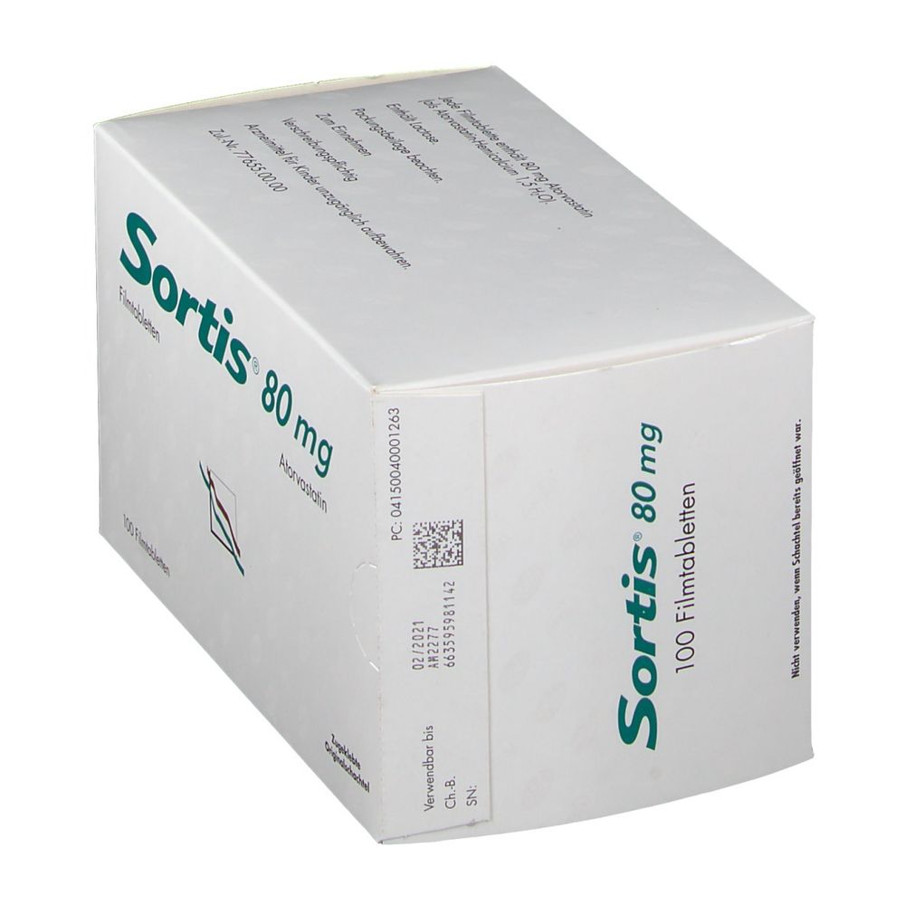Sortis® 80 mg 100 St - shop-apotheke.com