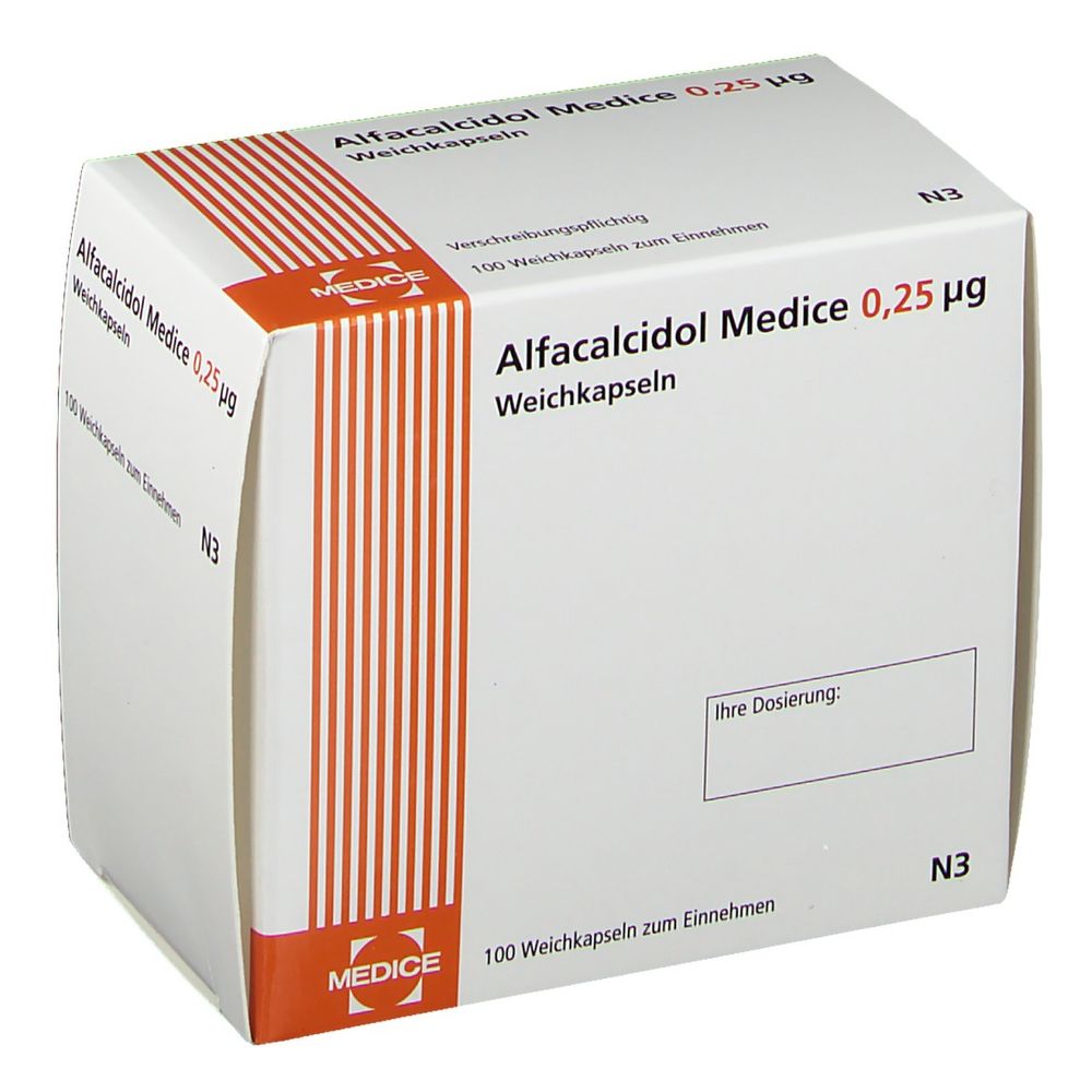 Alfacalcidol Medice 0,25 µg 100 St - shop-apotheke.com