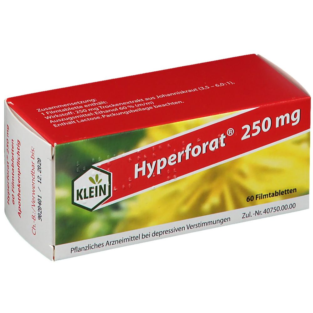 Hyperforat® 250 mg Filmtabletten 60 St - shop-apotheke.com