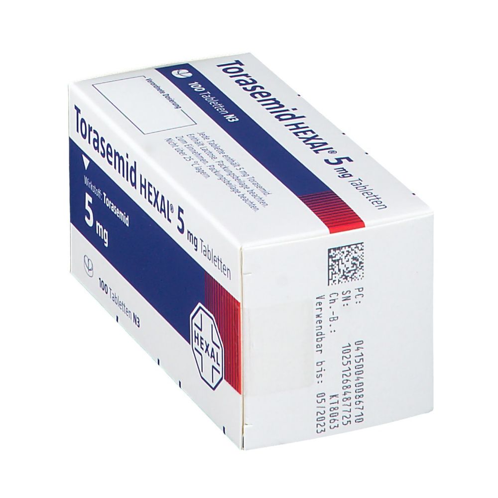 Torasemid HEXAL® 5 mg 100 St - shop-apotheke.com