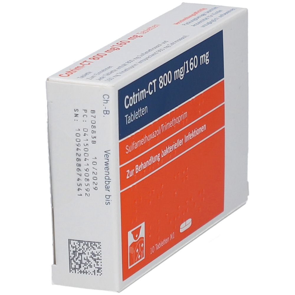 Cotrim-CT 800 mg/160 mg 10 St - shop-apotheke.com