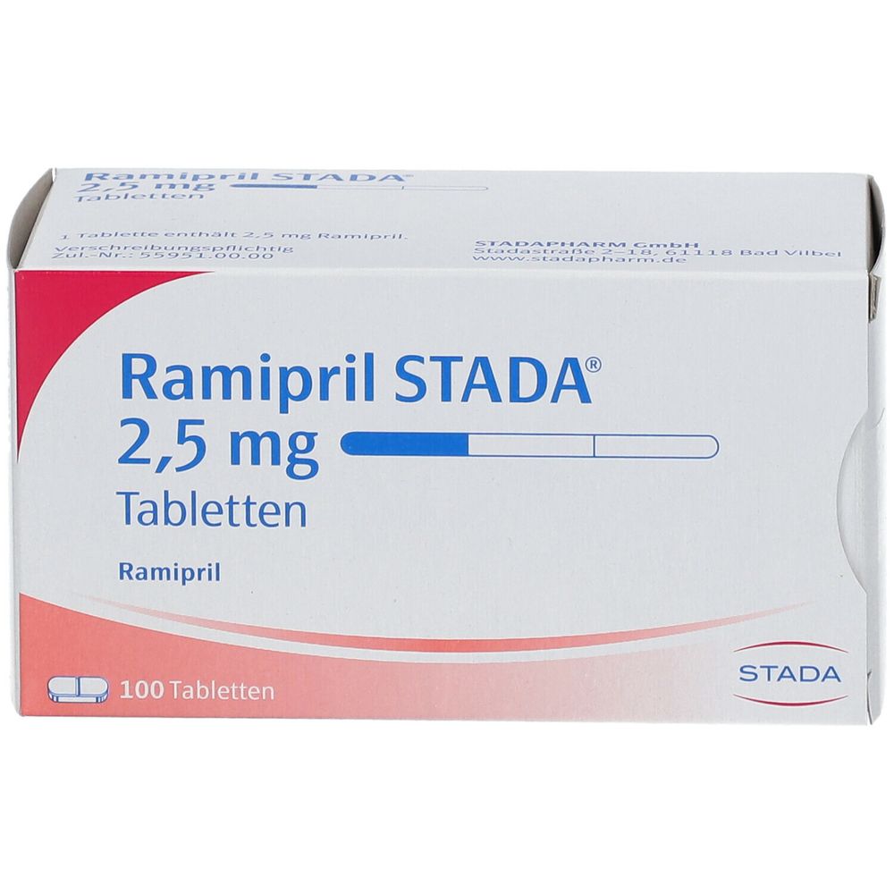 Ramipril STADA® 2,5 mg 100 St - shop-apotheke.com