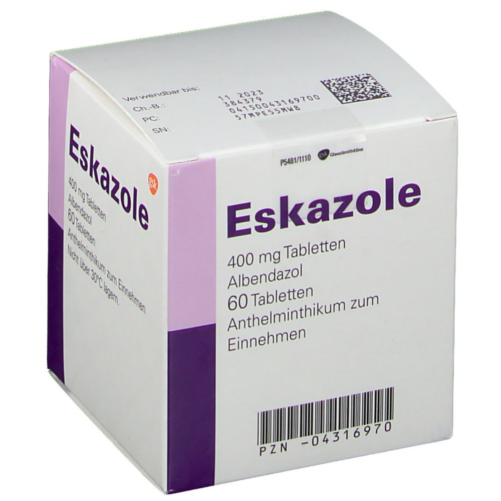 Eskazole 400 mg 60 St - shop-apotheke.com