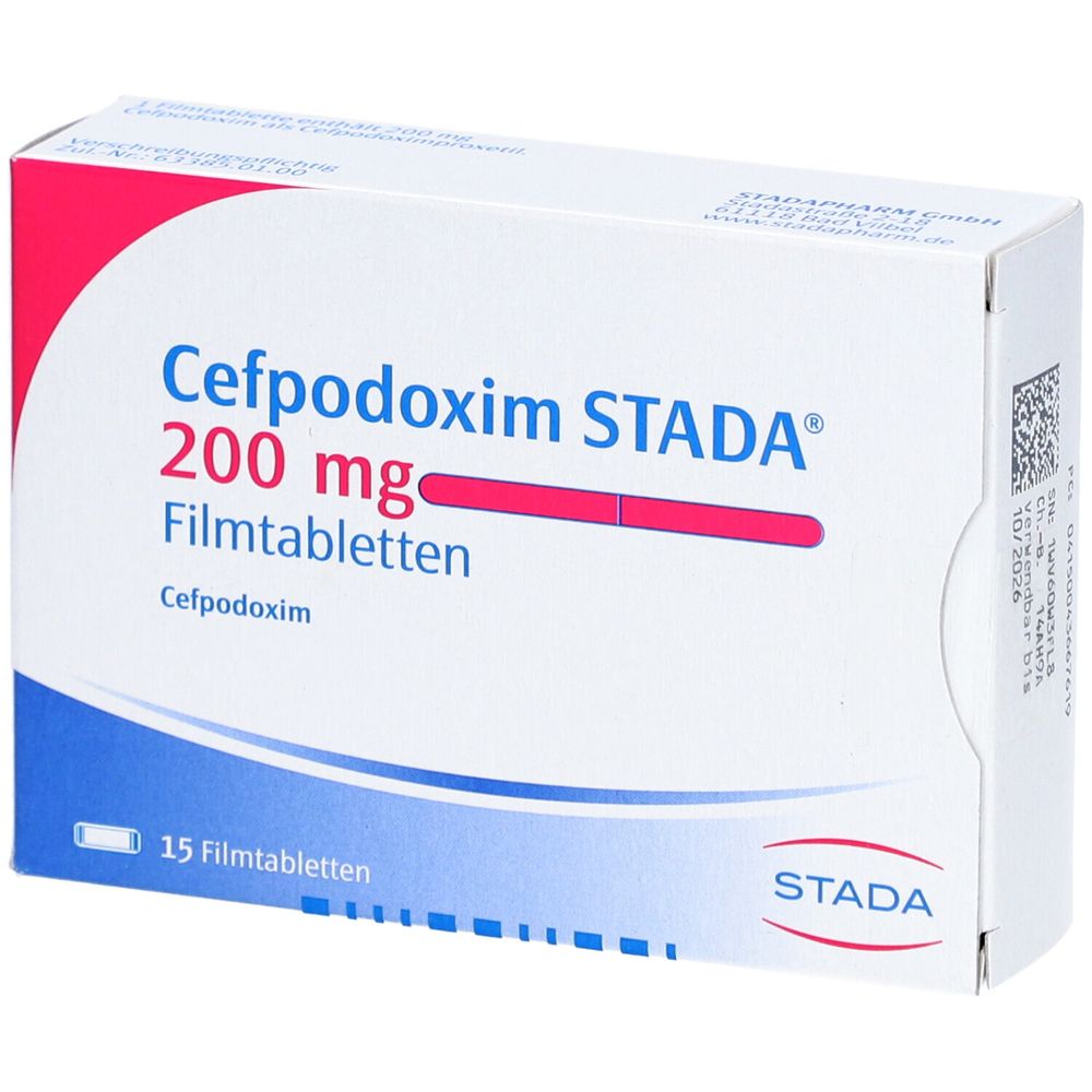 Cefpodoxim STADA® 200 mg 15 St - shop-apotheke.com