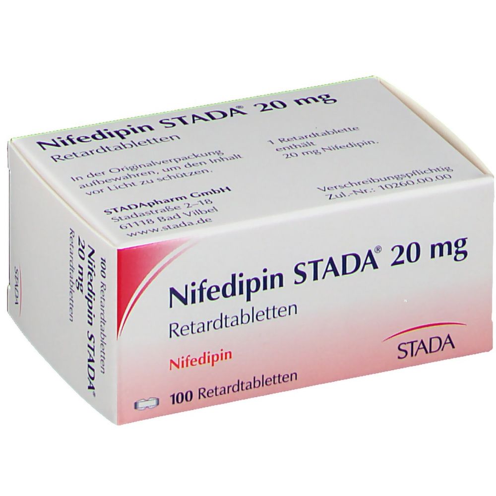 Nifedipin STADA® 20 mg 100 St - shop-apotheke.com
