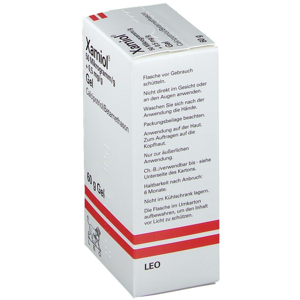 Xamiol® 50 Mikrogramm/g + 0,5 mg/g Gel 60 g - shop-apotheke.com