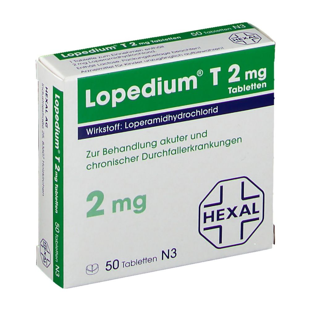 Lopedium® T 2 mg Tabletten 50 St - shop-apotheke.com