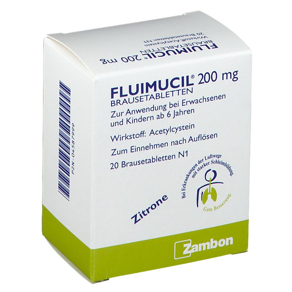 FLUIMUCIL® 200 mg 20 St - shop-apotheke.com
