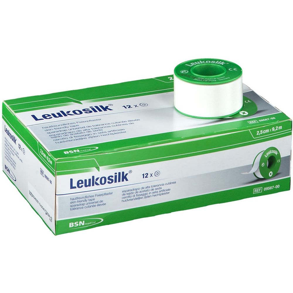 Leukosilk® 2,5 cm x 9,2 m 12 St - shop-apotheke.com