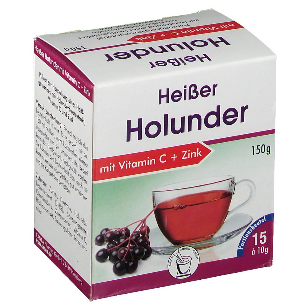 Heisser Holunder + Vitamin C + Zink 15x10 g - shop-apotheke.com