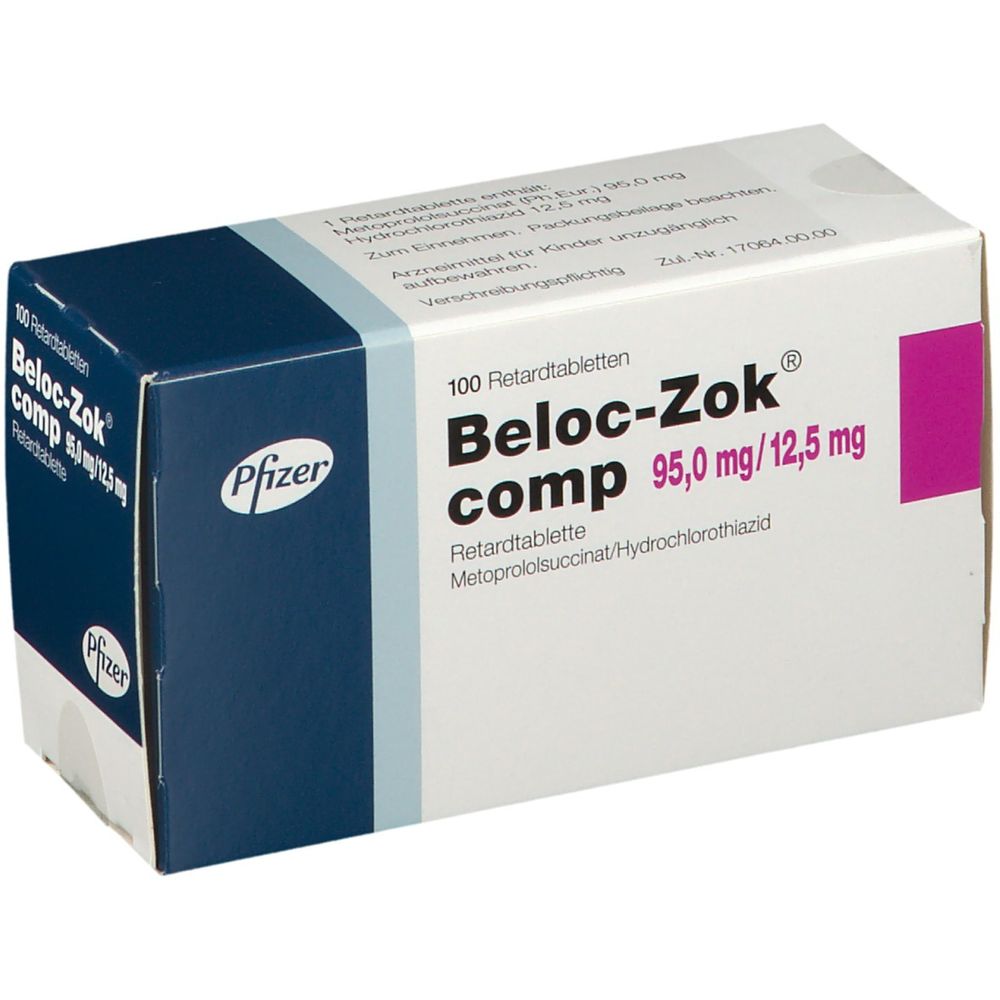 Beloc-Zok® comp. 95,0 mg/12,5 mg 100 St - shop-apotheke.com