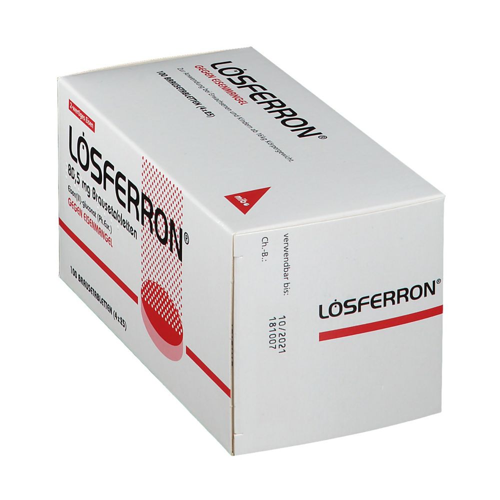 Lösferron® 80,5 mg Brausetabletten 100 St - shop-apotheke.com