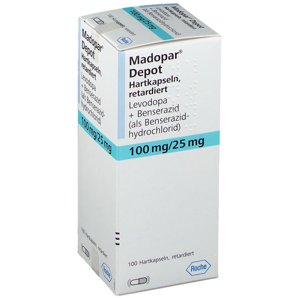 Madopar® Depot 100 mg/25 mg 100 St - shop-apotheke.com