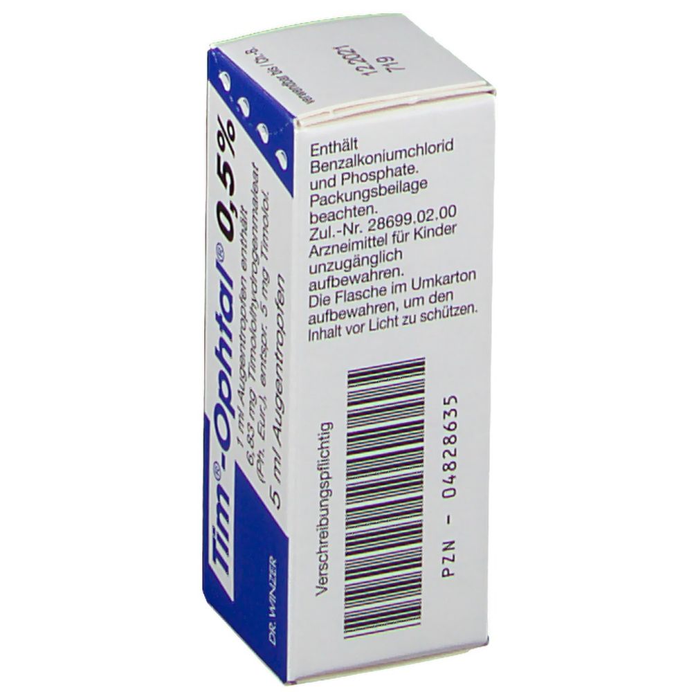 Tim®-Ophtal® 0,5 % 5 ml - shop-apotheke.com