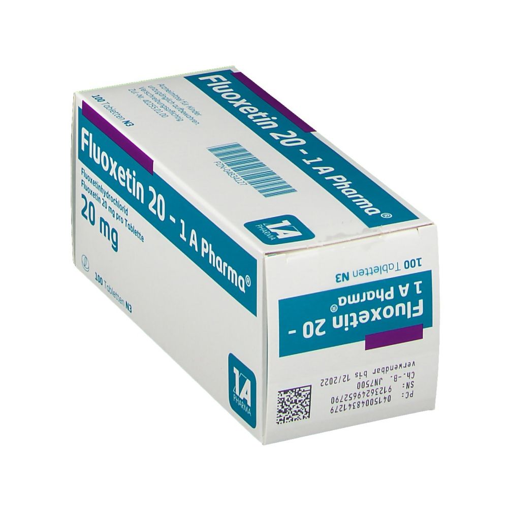 Fluoxetin 20 - 1 A Pharma® 100 St - shop-apotheke.com