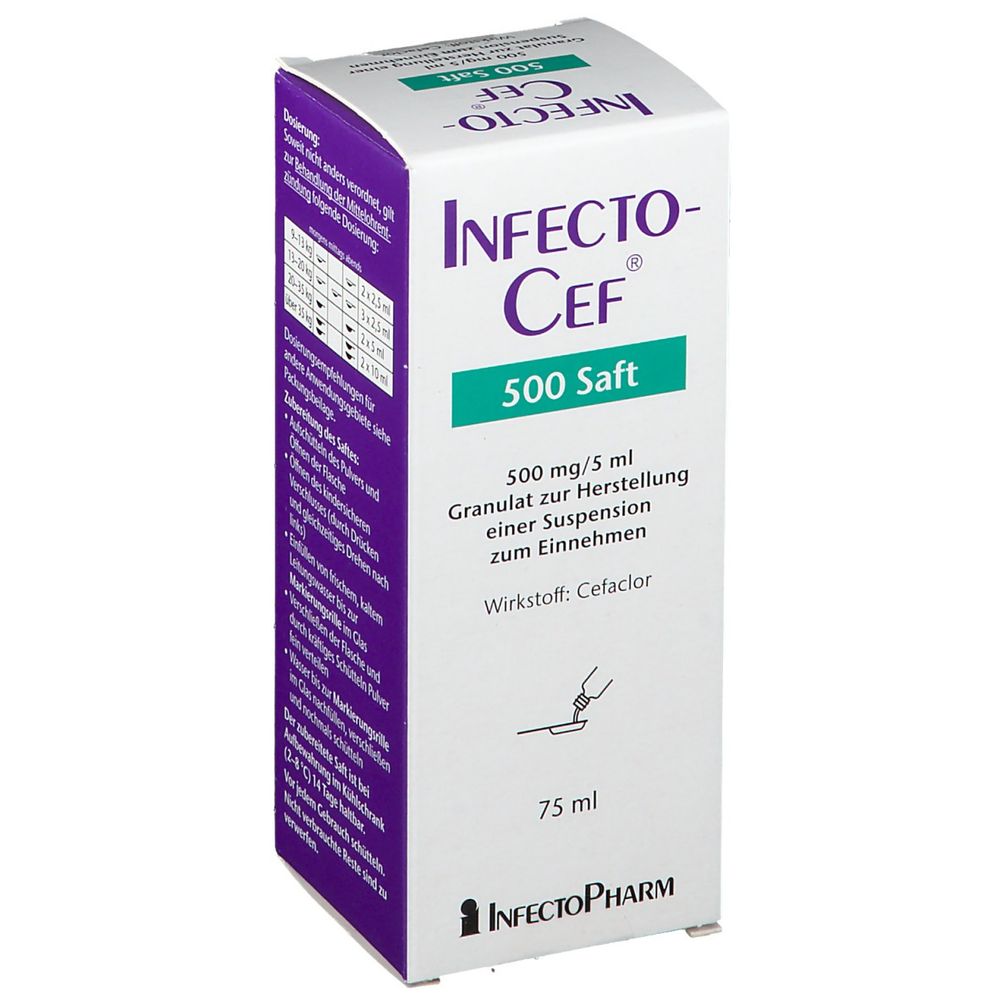 InfectoCef® 500 Saft 75 ml - shop-apotheke.com