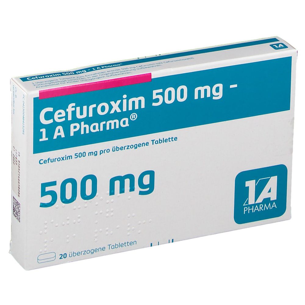 Cefuroxim 500 mg - 1 A Pharma® 20 St - shop-apotheke.com