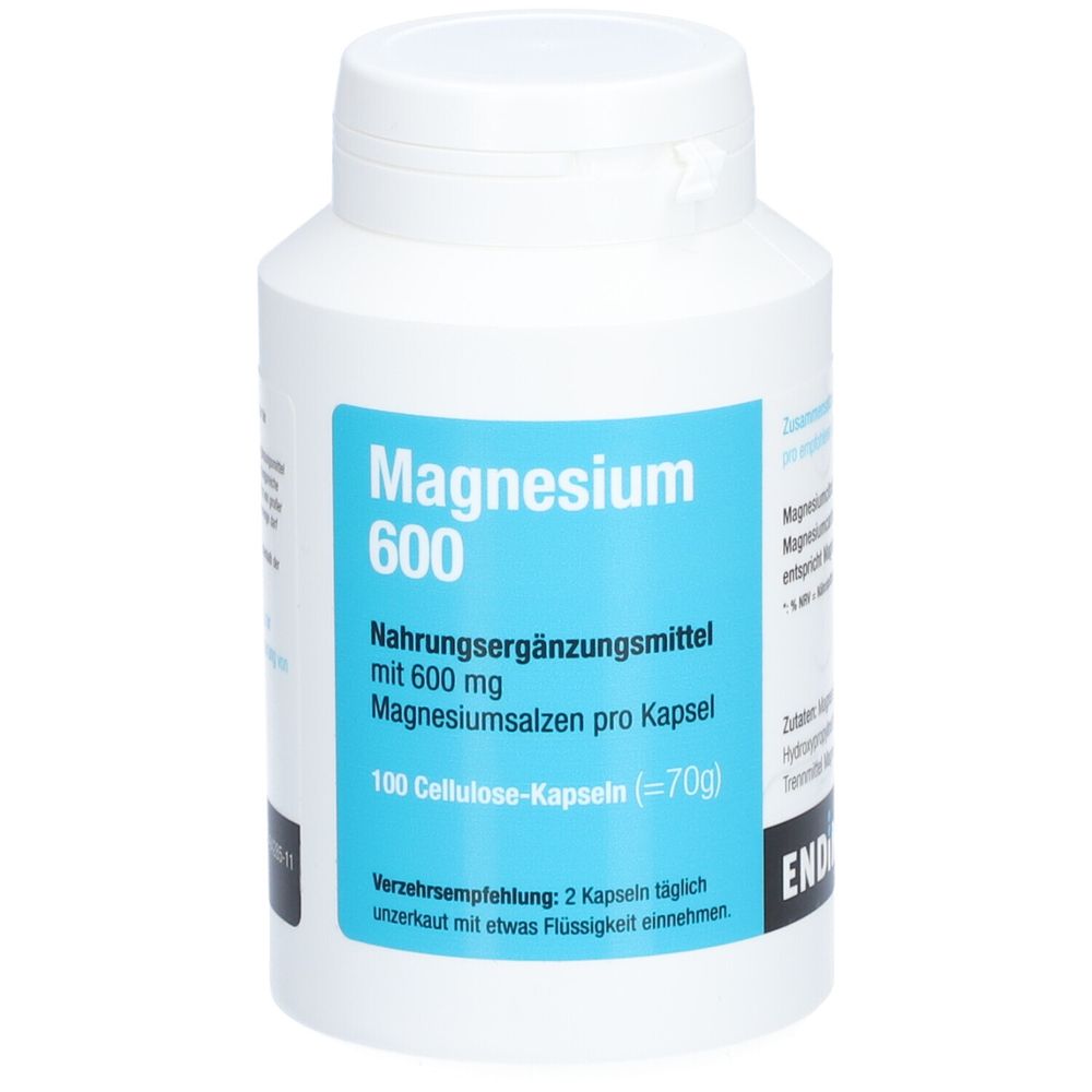 Endima® Magnesium 600 Kapseln 100 St - shop-apotheke.com