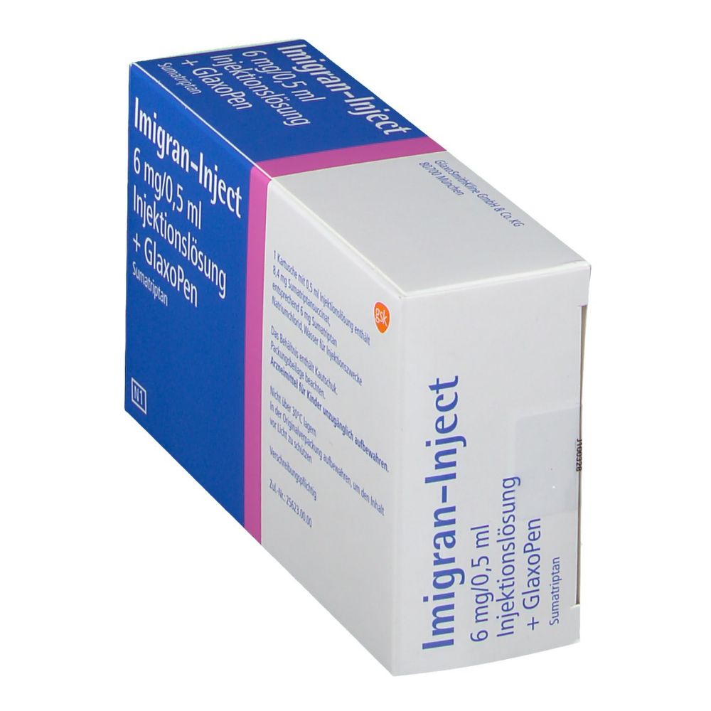 Imigran-Inject 6 mg/0,5 ml + GlaxoPen 2 St - shop-apotheke.com