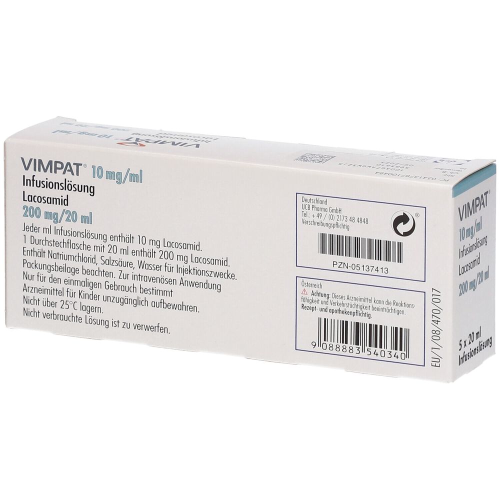 Vimpat 10 mg/ml 5x20 ml - shop-apotheke.com