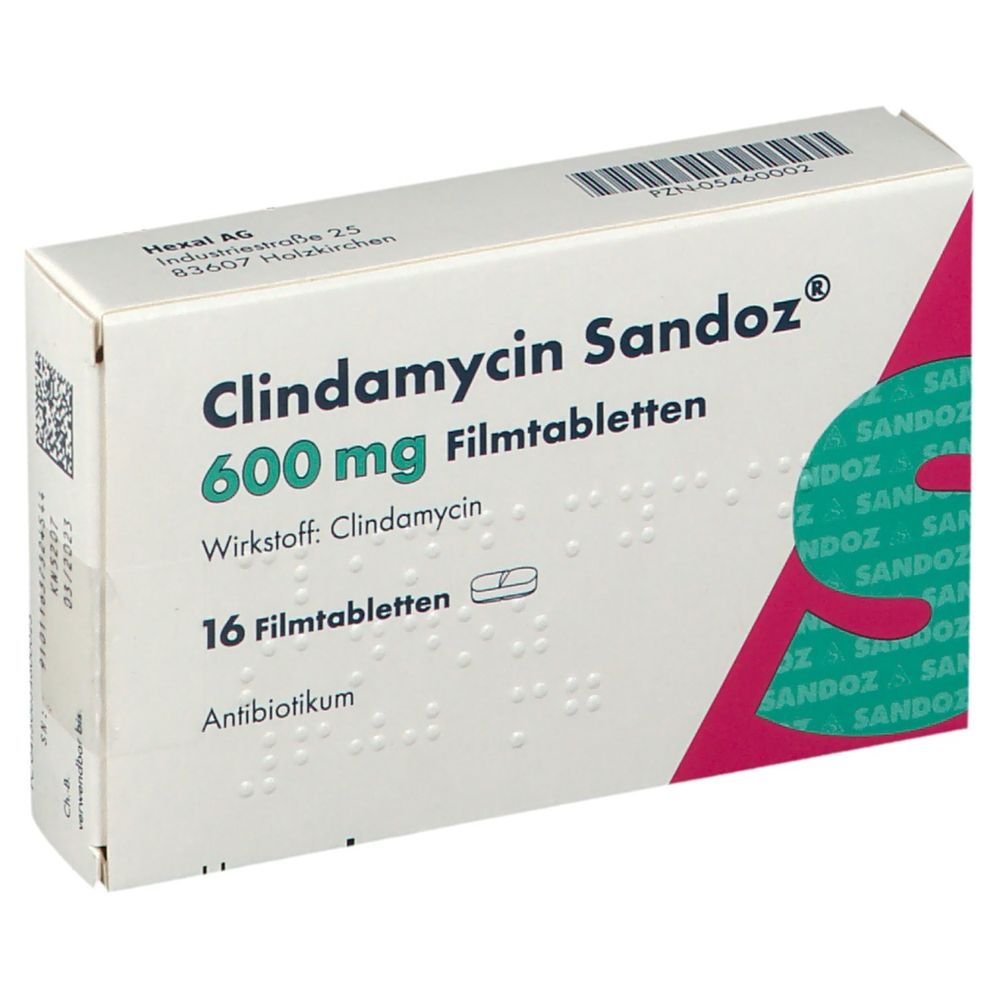 Clindamycin Sandoz® 600 mg 16 St - shop-apotheke.com