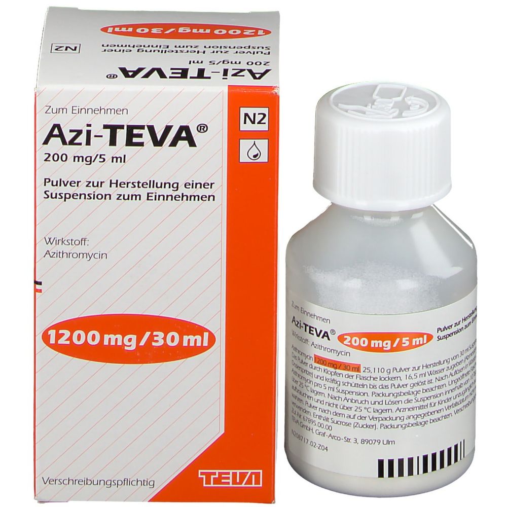 Azi-TEVA® 200 mg/5 ml 30 ml - shop-apotheke.com