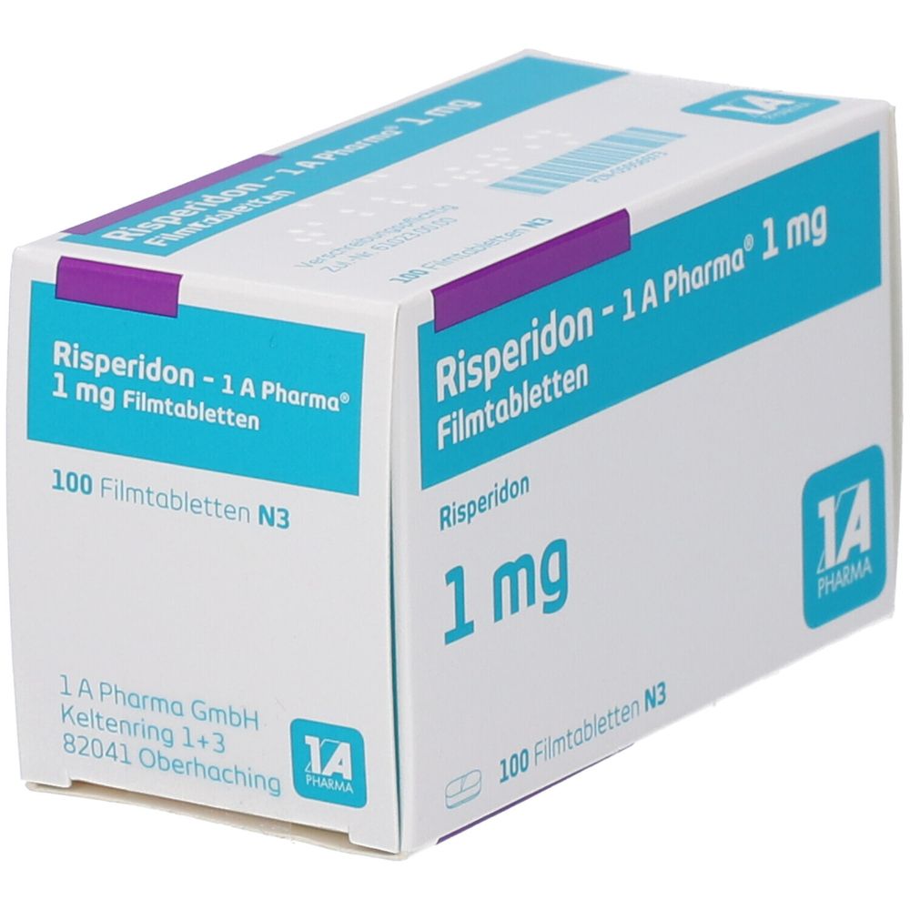 Risperidon - 1 A Pharma® 1 mg 100 St - shop-apotheke.com