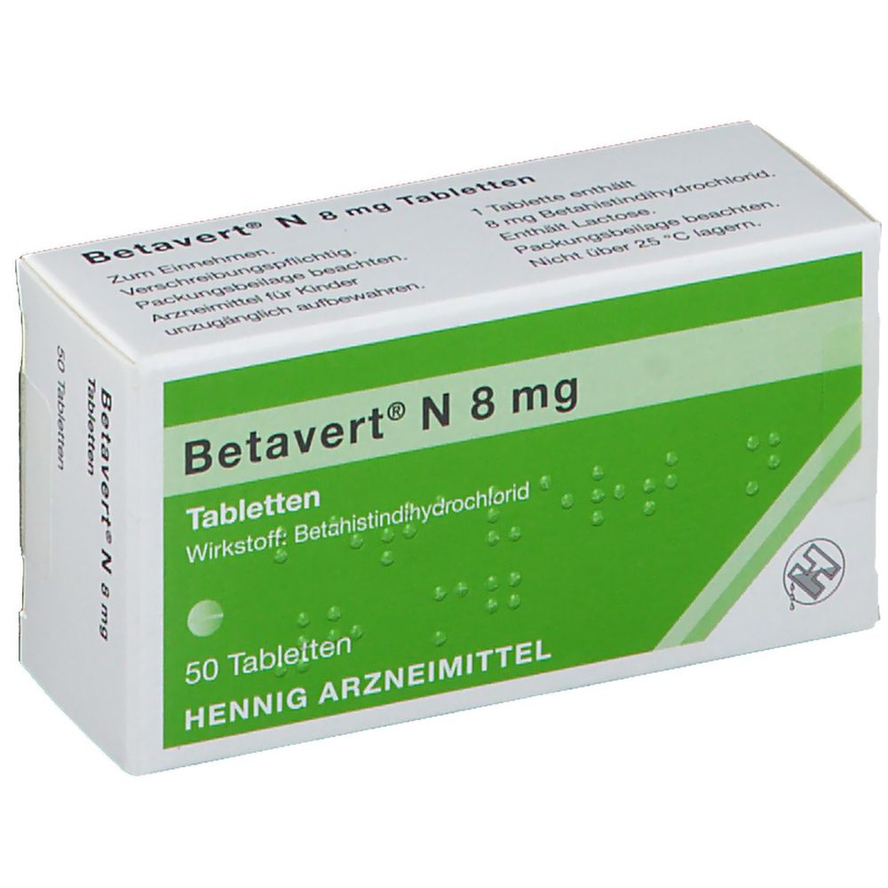 Betavert® N 8 mg 50 St - shop-apotheke.com