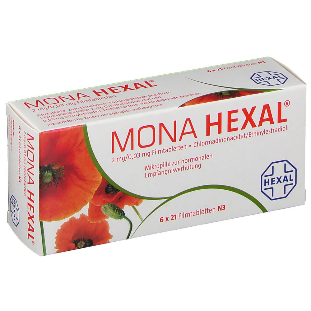 MONA HEXAL® 2 mg/ 0,03 mg 6x21 St - shop-apotheke.com